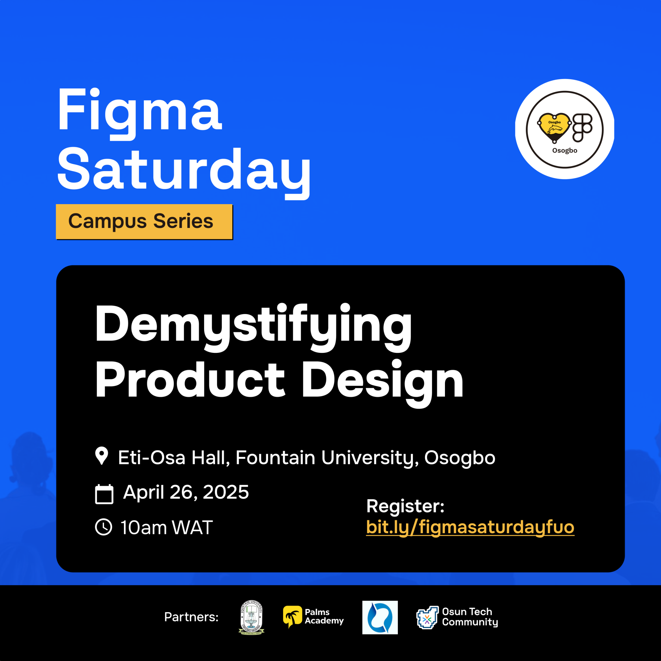 See Figma Saturday - Campus Series at Figma Osogbo